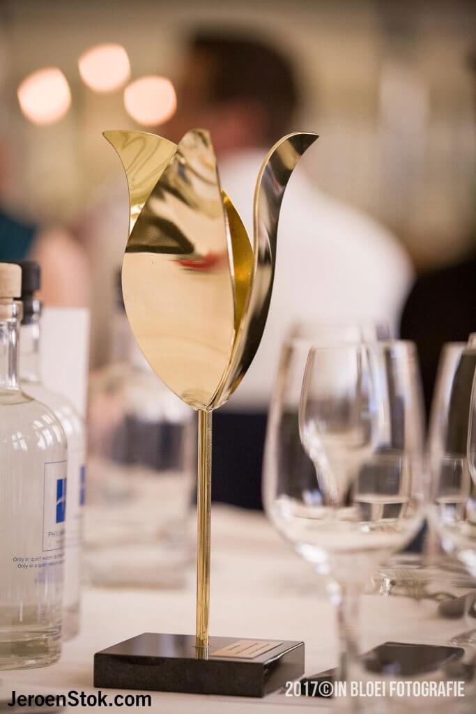 Golden Tulip Award - beautiful figurine of tulip also scaly as an award